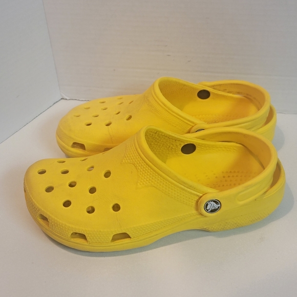 CROCS | Shoes | Crocs Crocband Yellow Clog Slipon Shoes | Poshmark